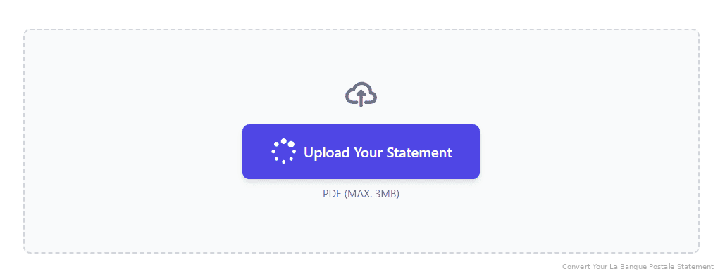 La Banque Postale Bank Statement Converter
