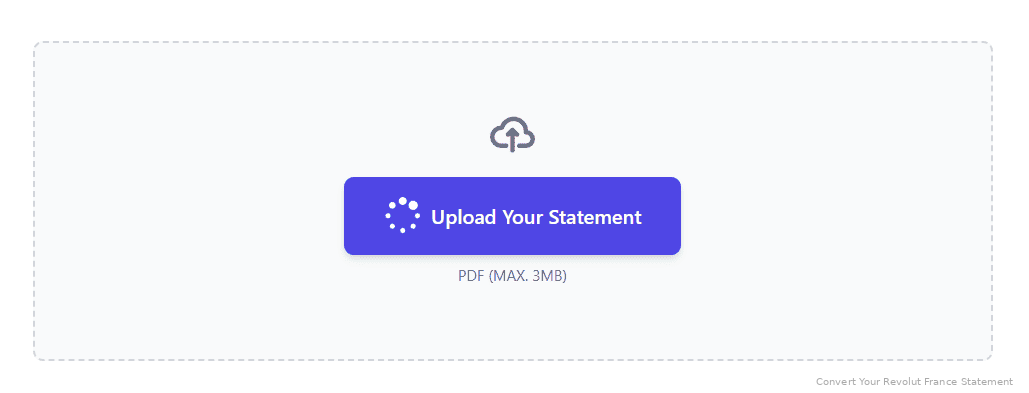 Revolut France Bank Statement Converter